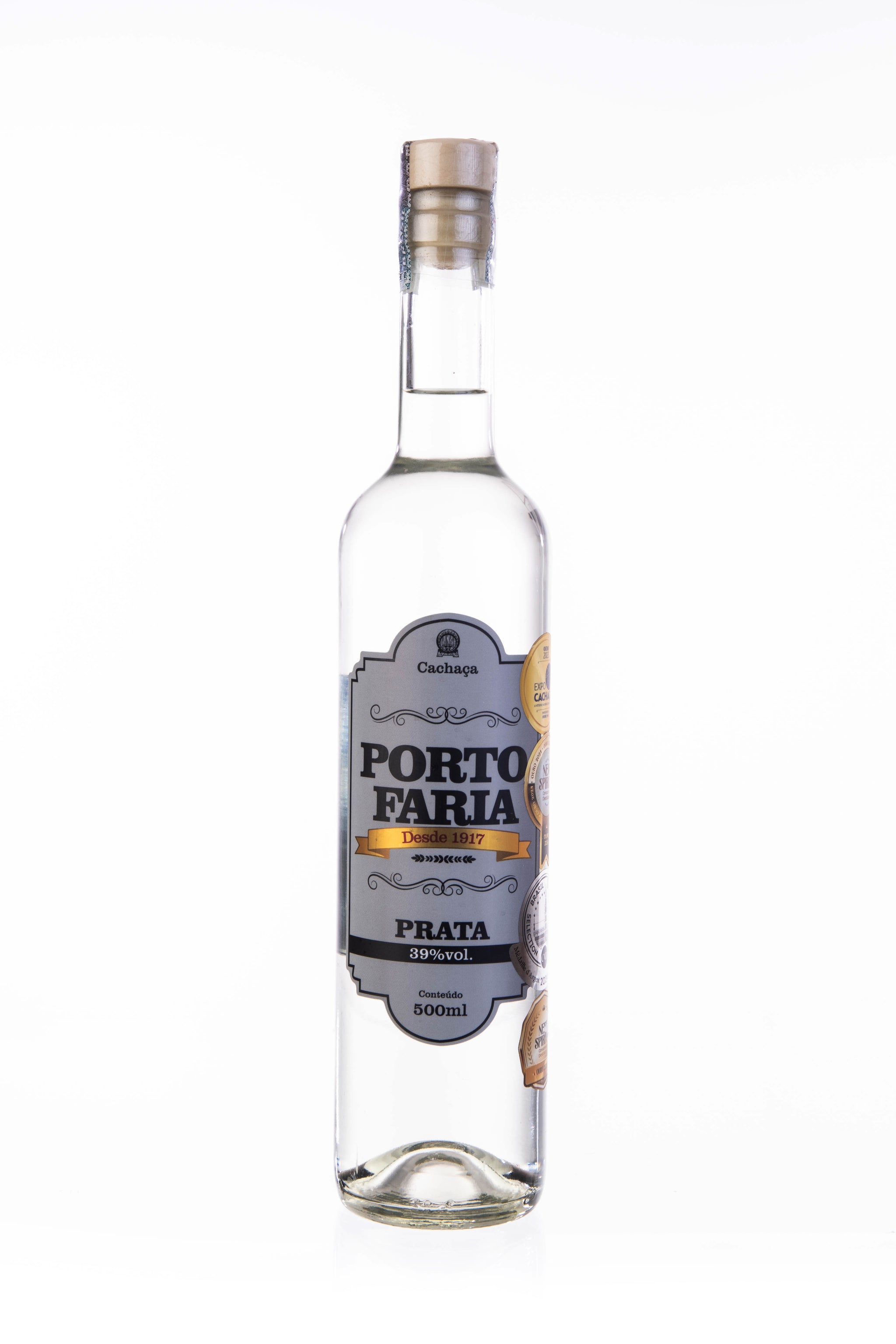 Cachaça Porto Faria - Prata 500 ml